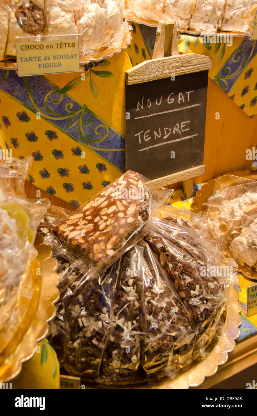 France, Alsace, Colmar. Christmas Market in the historic city of Colmar ...