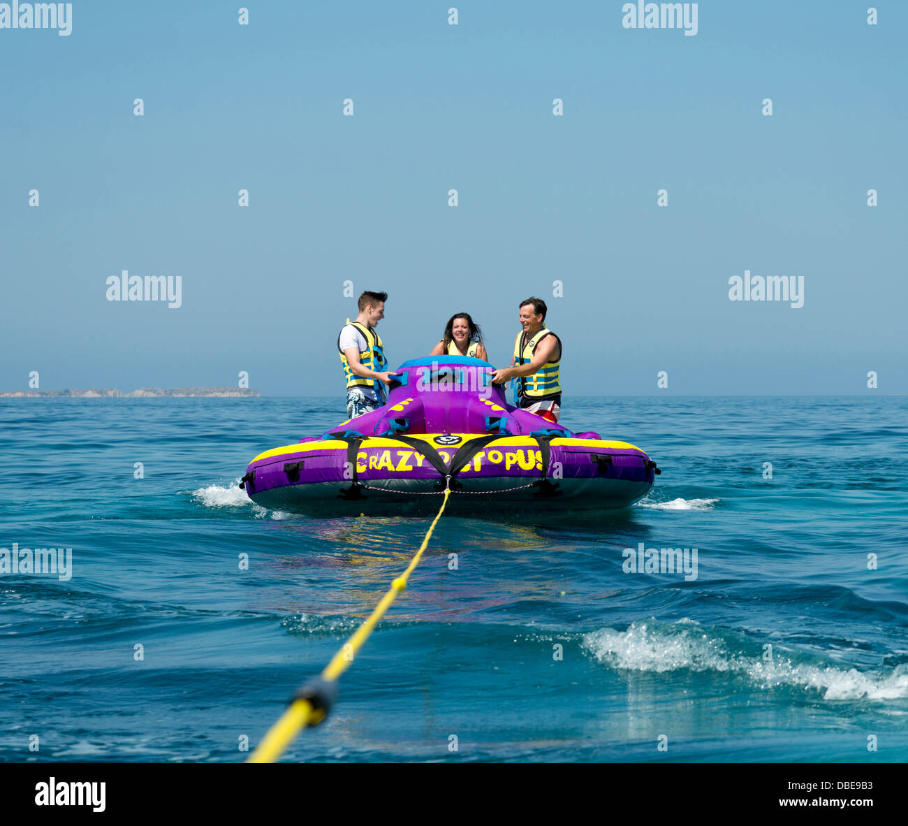 Inflatable towed fun hi-res stock photography and images - Alamy