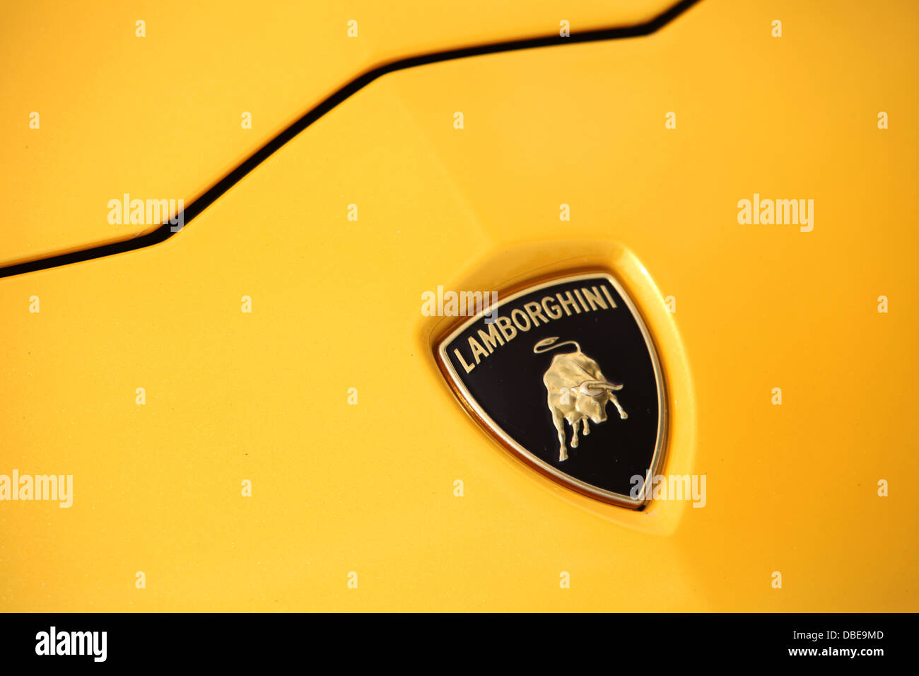 Lamborghini Bull Logo Yellow