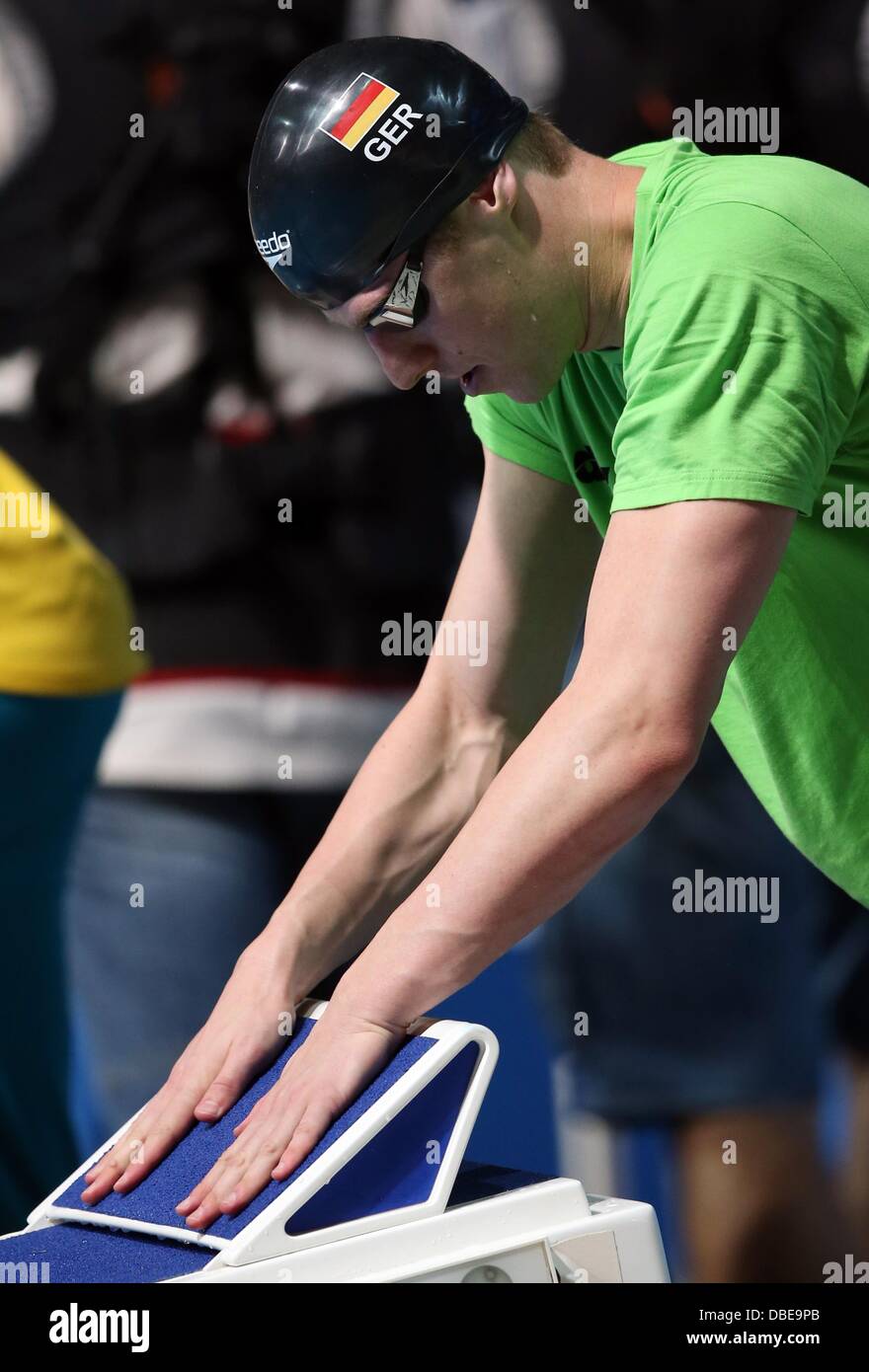 Barcelona, Spain. 29th July, 2013. Clemens Rapp of Germany pictured ...
