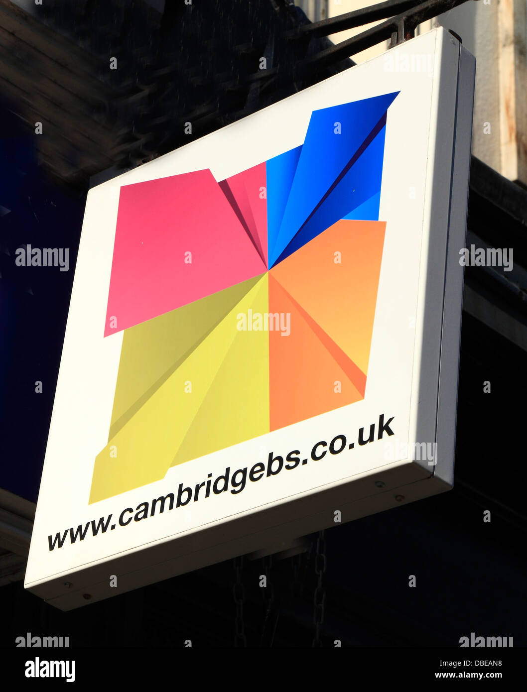 Cambridge Building Society, sign, logo signs England UK socities Stock ...
