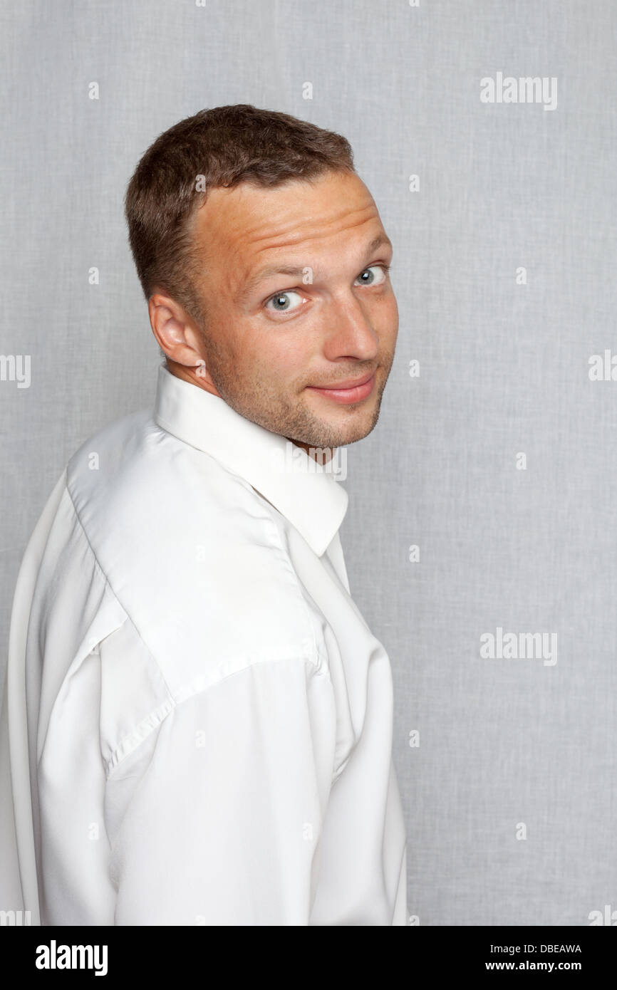 Portrait corporate man white background hi-res stock photography and ...