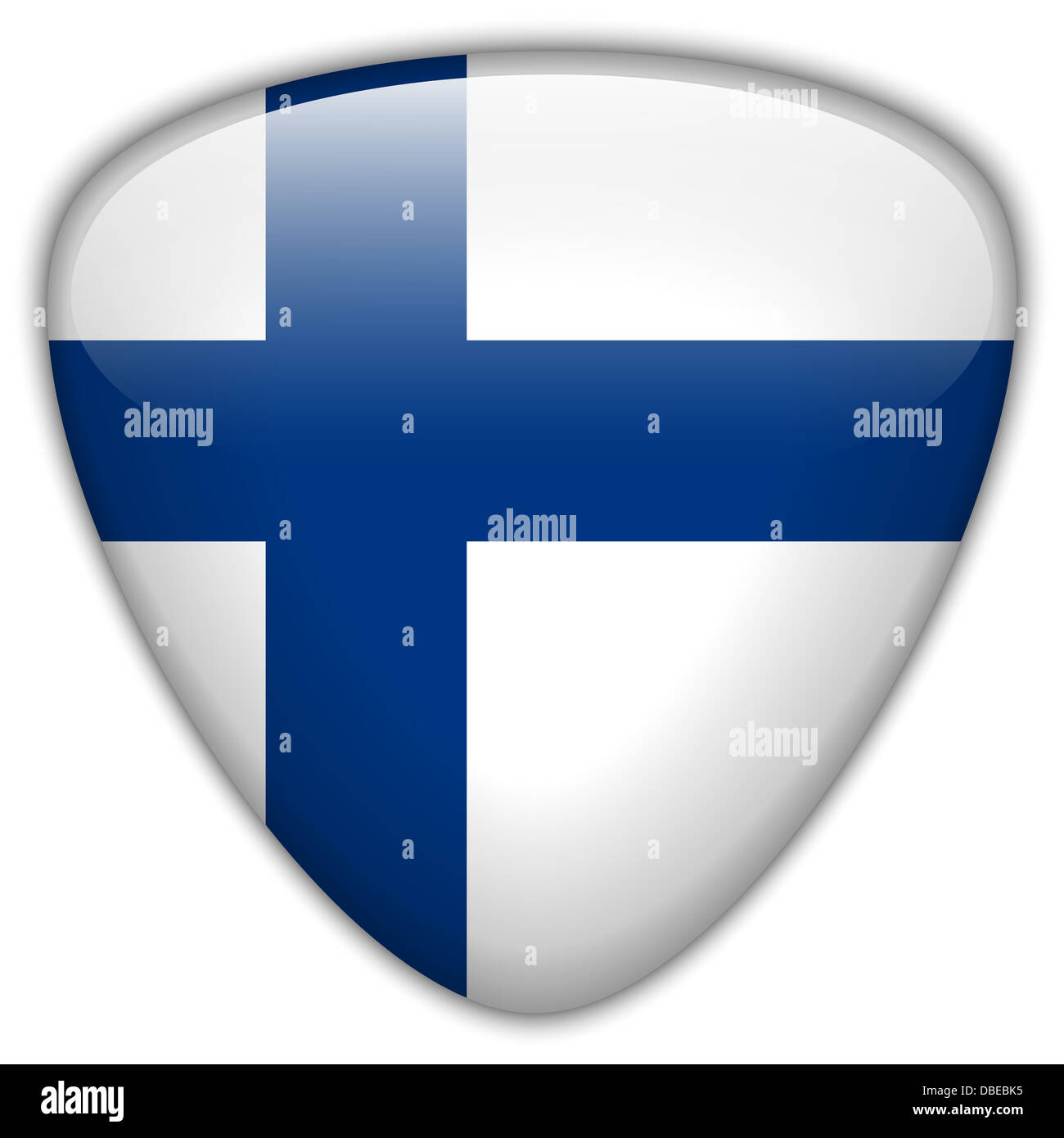 Vector - Finland Flag Glossy Button Stock Photo - Alamy