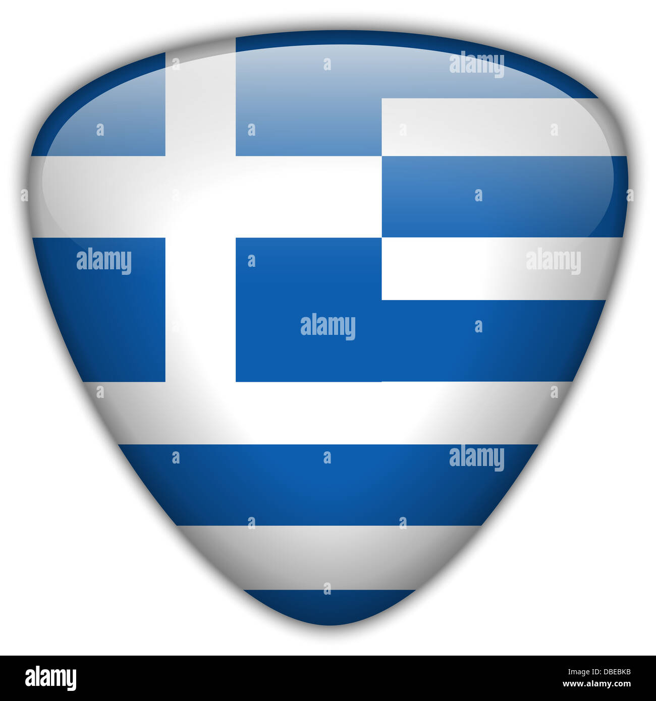 Vector - Greece Flag Glossy Button Stock Photo - Alamy