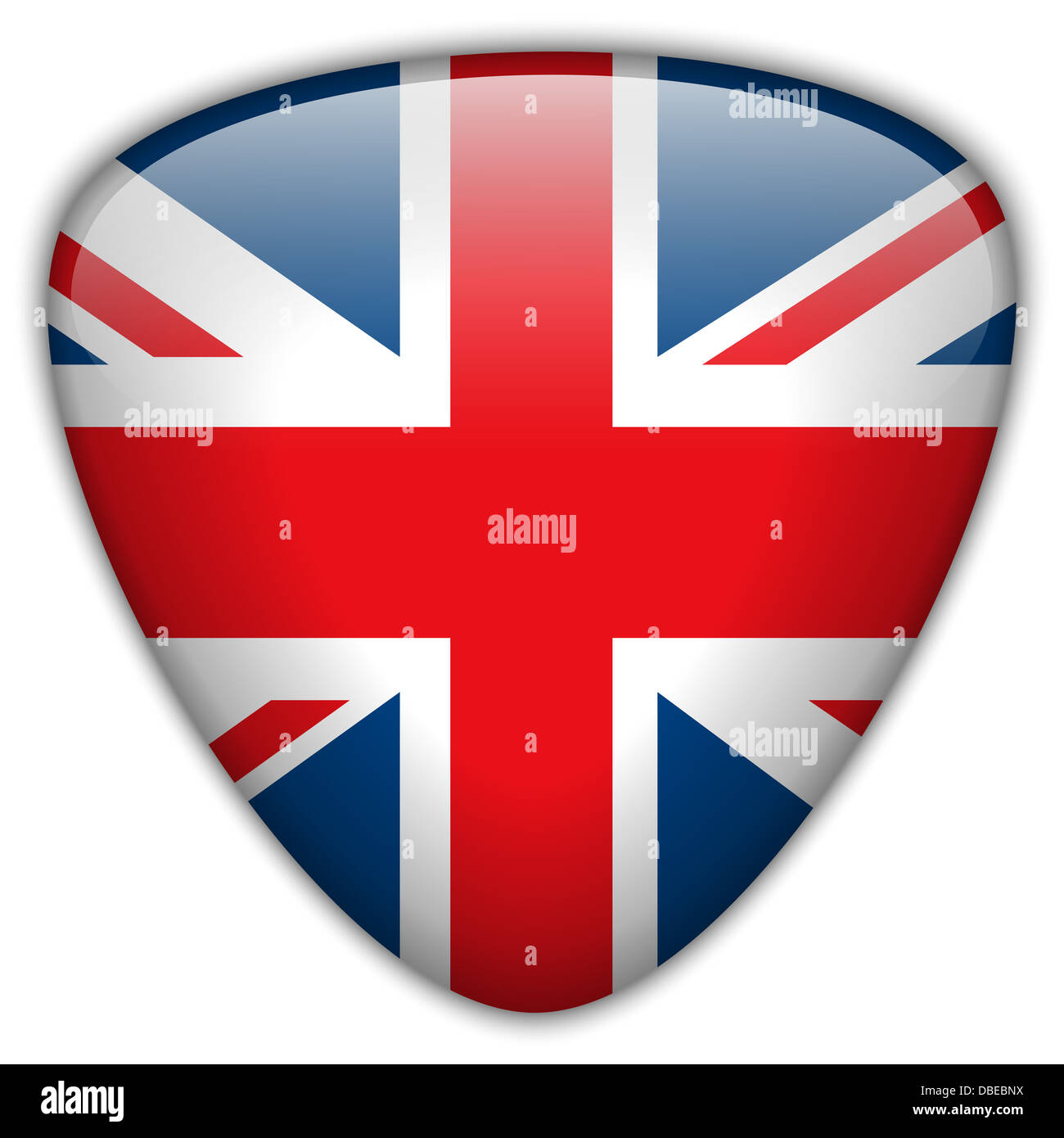 Vector - UK Flag Glossy Button Stock Photo - Alamy
