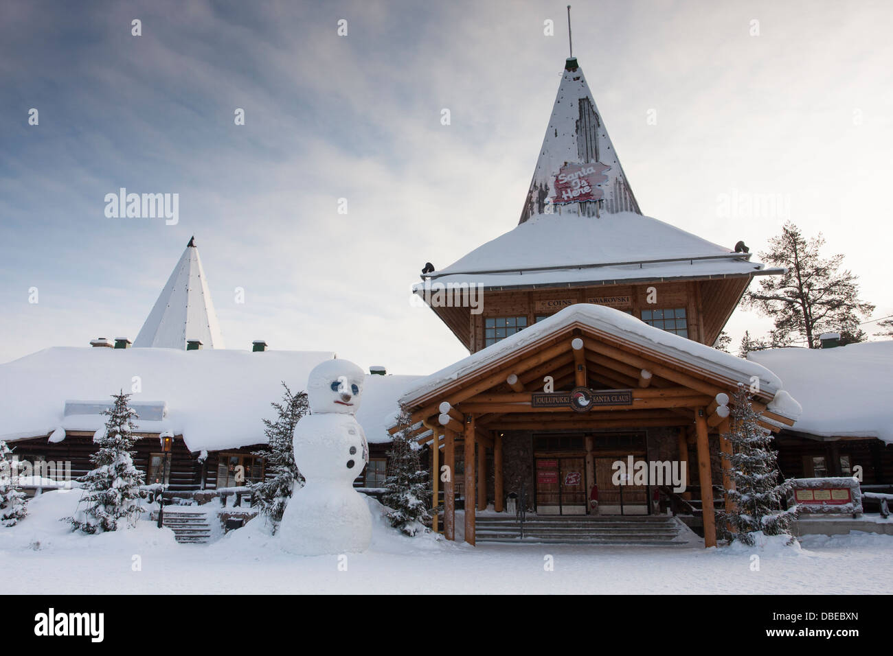 Santa Claus Village, Rovaniemi, Finland Stock Photo - Alamy