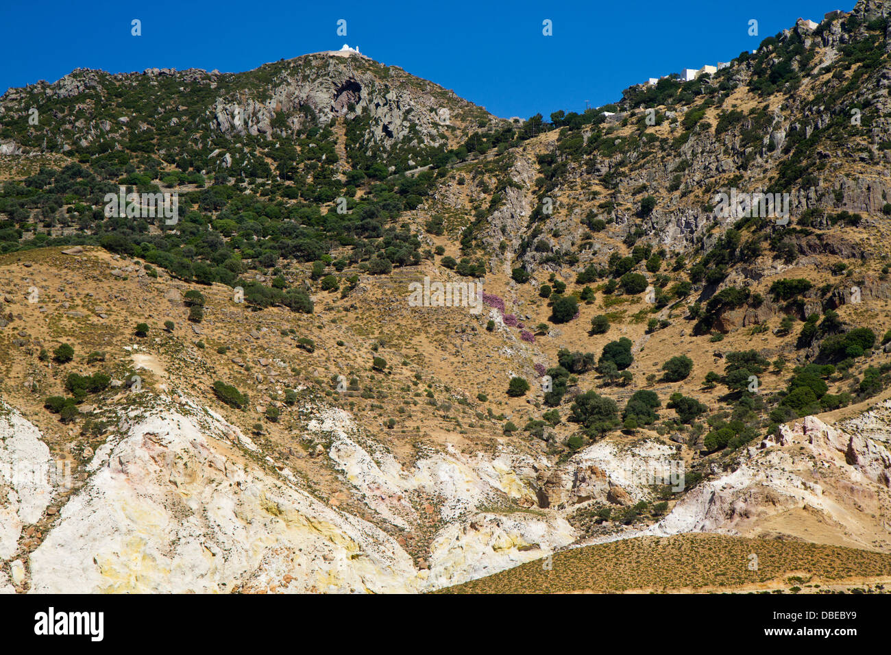 Nisyros Greek volcanic island Stock Photo - Alamy