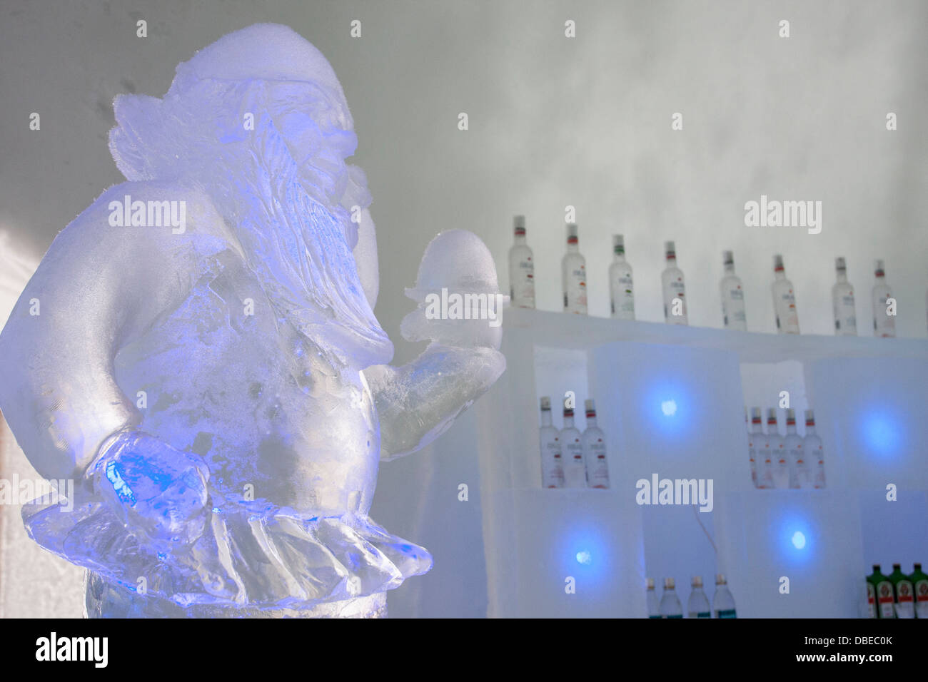Ice Bar in Santa Claus Village, Rovaniemi, Finnish Lapland - Unique ...