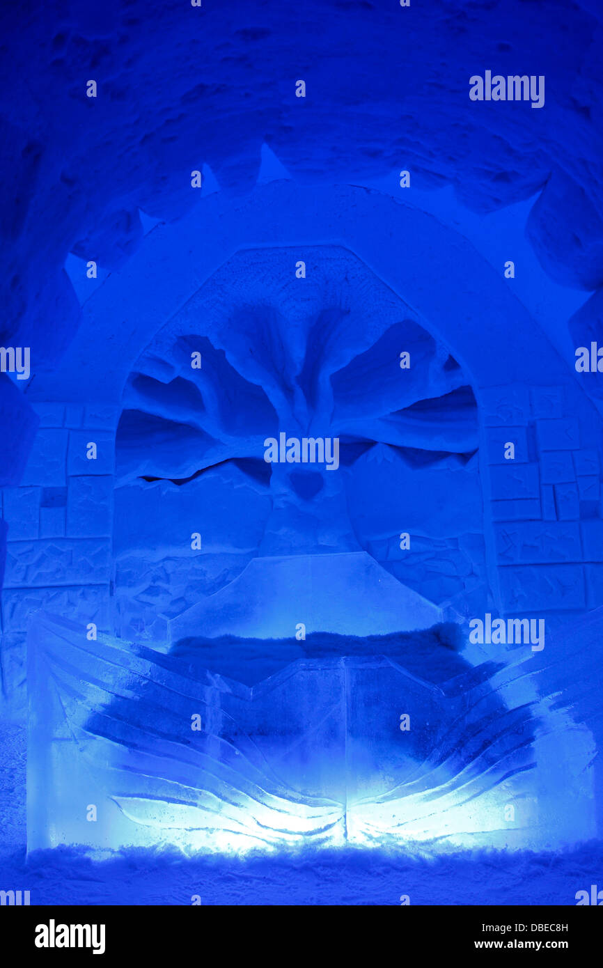 Lapland snow castle hi-res stock photography and images - Alamy