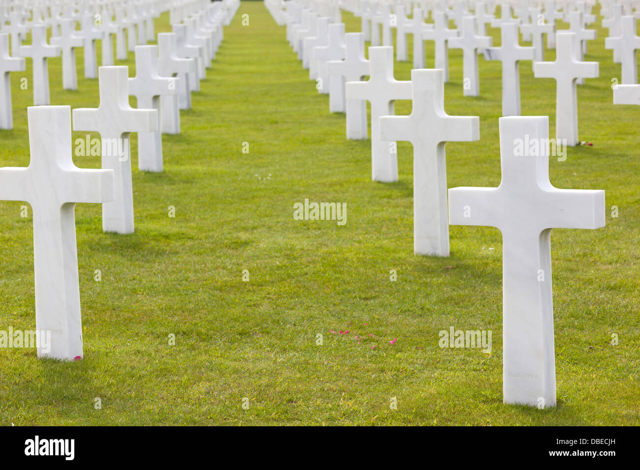 France, Normandy, Colleville Sur Mer, Normandy American Cemetery and ...