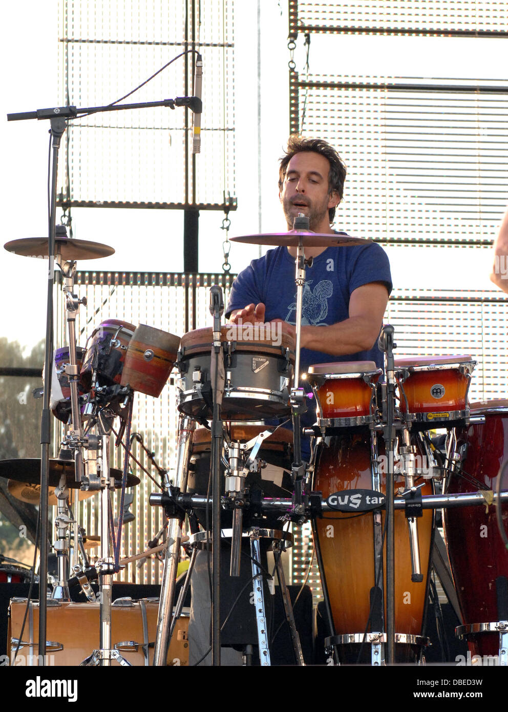 Raleigh, North Carolina, USA. 28th July, 2013. Drummer BRIAN ...