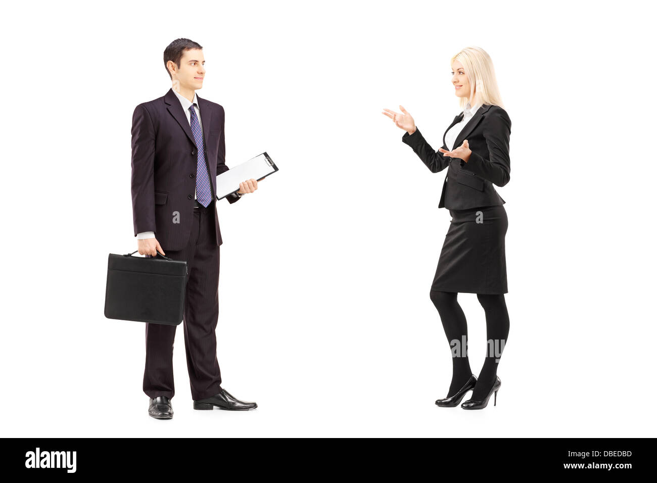 Explain colleagues Cut Out Stock Images & Pictures - Alamy