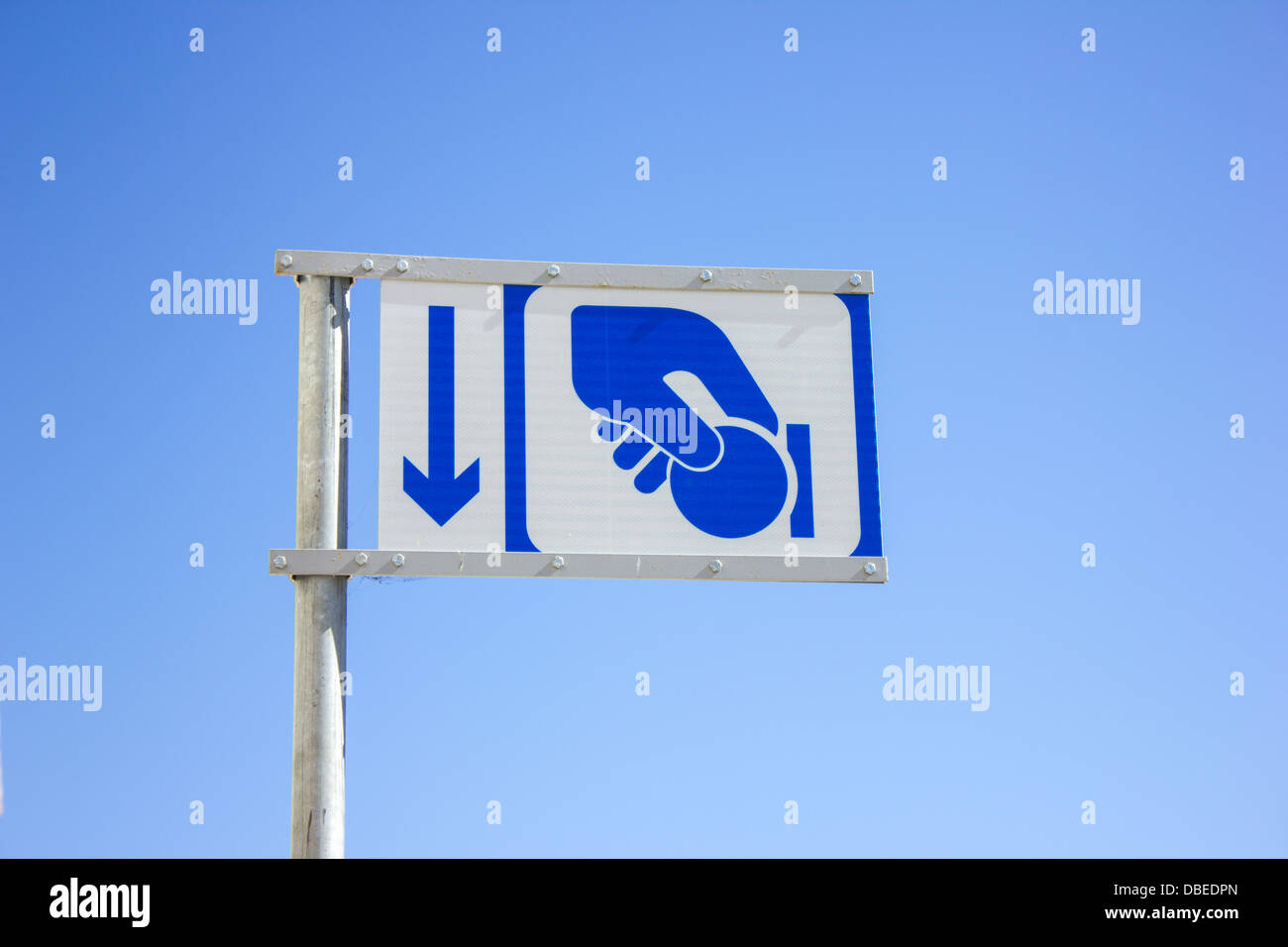 Insert coin signal Stock Photo - Alamy