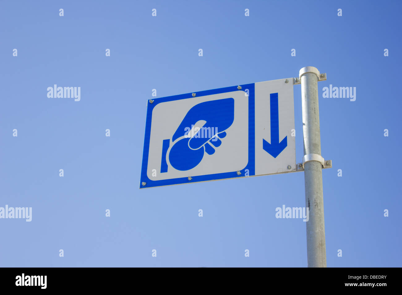 Insert coin signal Stock Photo - Alamy