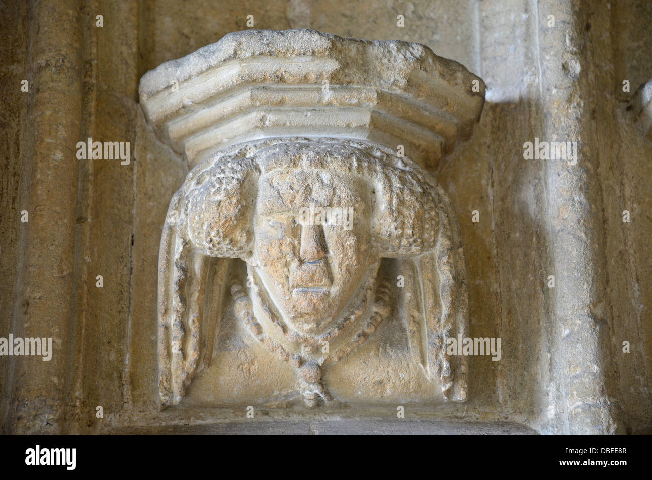 Interior carving in Church of St Peter and St Paul, Northleach ...
