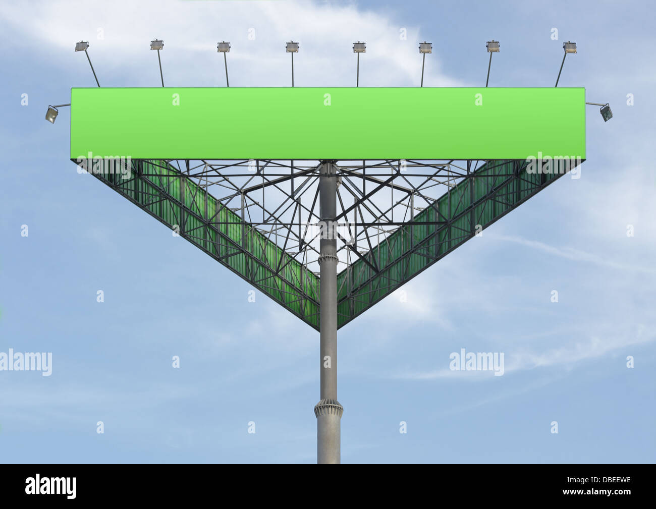 Big empty advertising billboard panel sign Stock Photo - Alamy