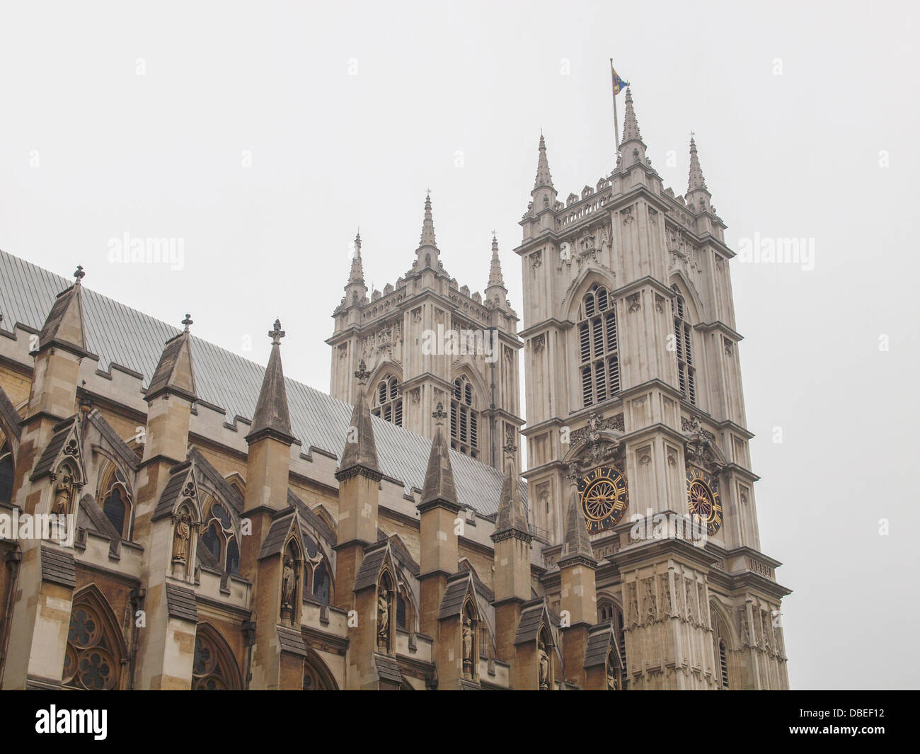 The Westminster Abbey church in London UK Stock Photo - Alamy