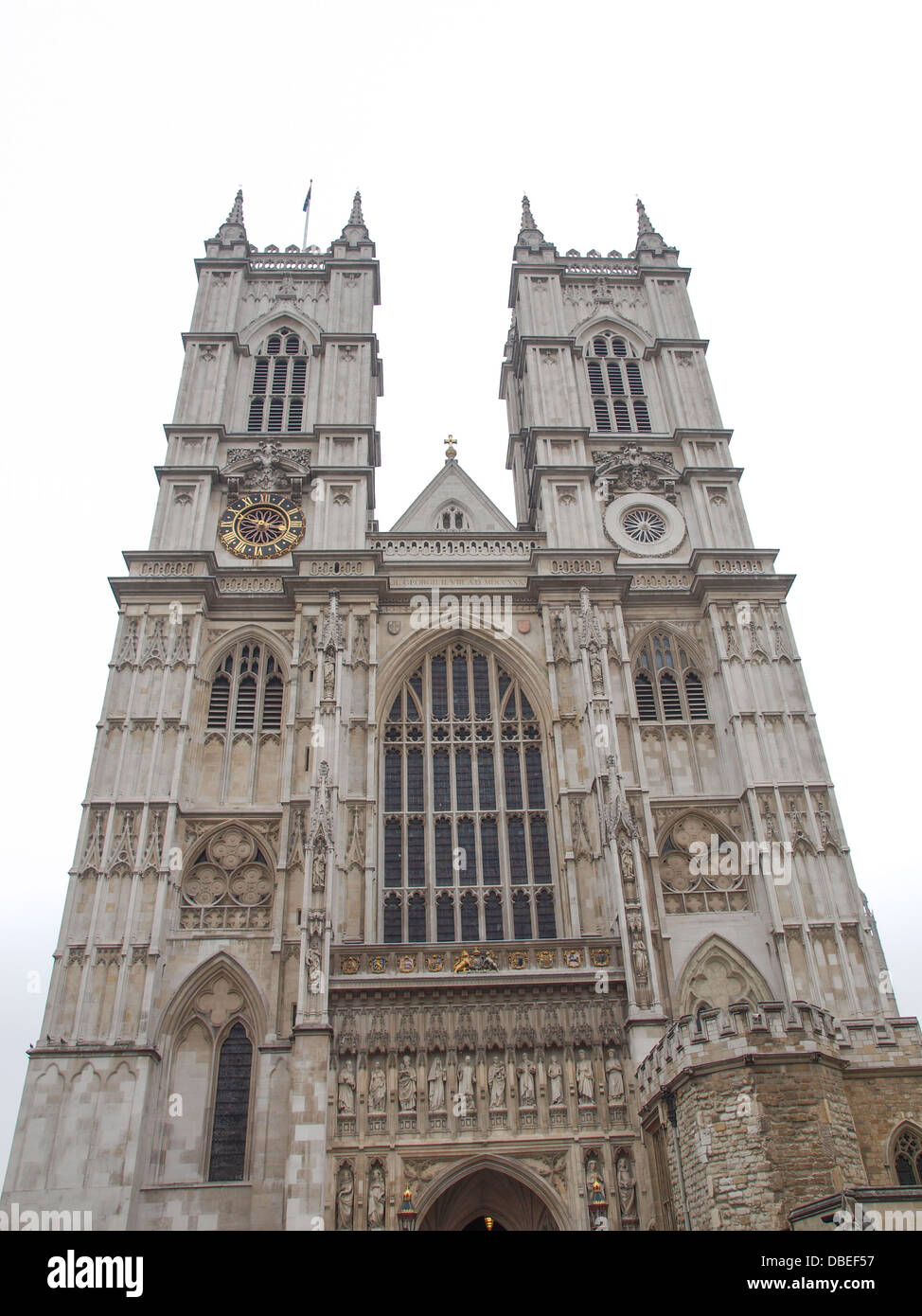The Westminster Abbey church in London UK Stock Photo - Alamy