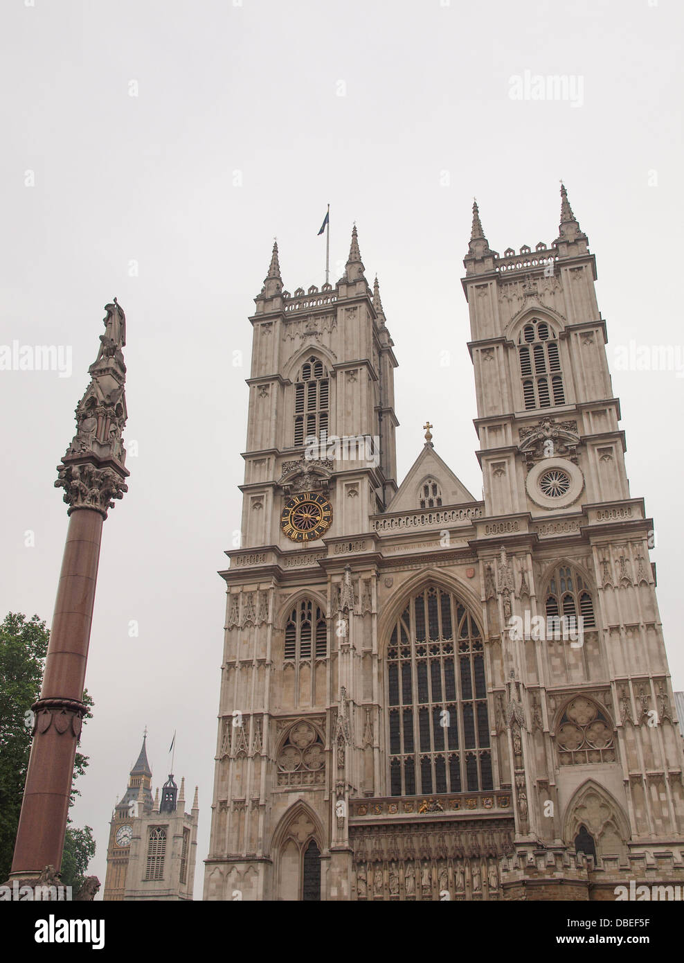 The Westminster Abbey church in London UK Stock Photo - Alamy