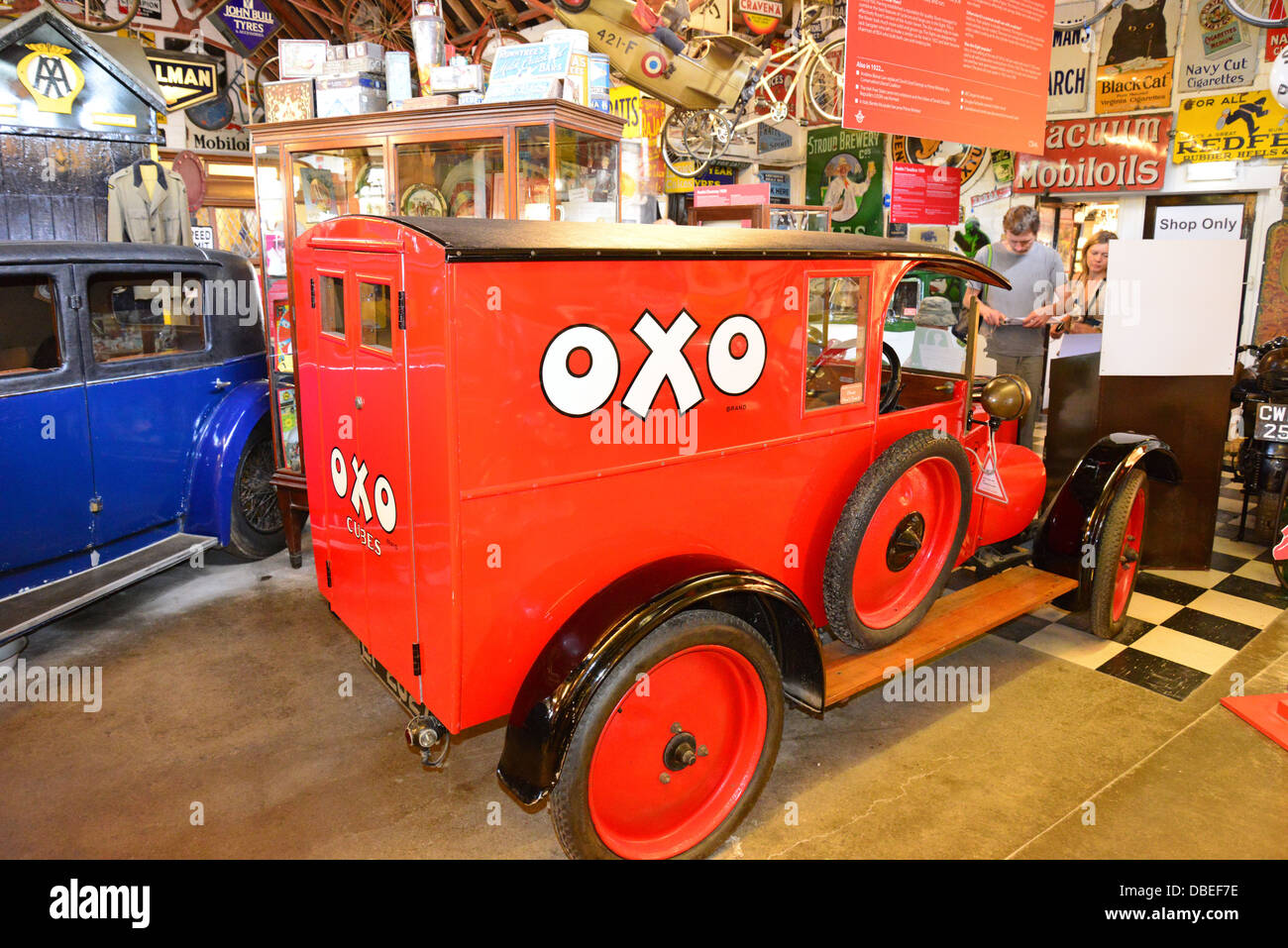 Vintage Oxo van at The Cotswold Motoring Museum, The Old Mill, Bourton ...