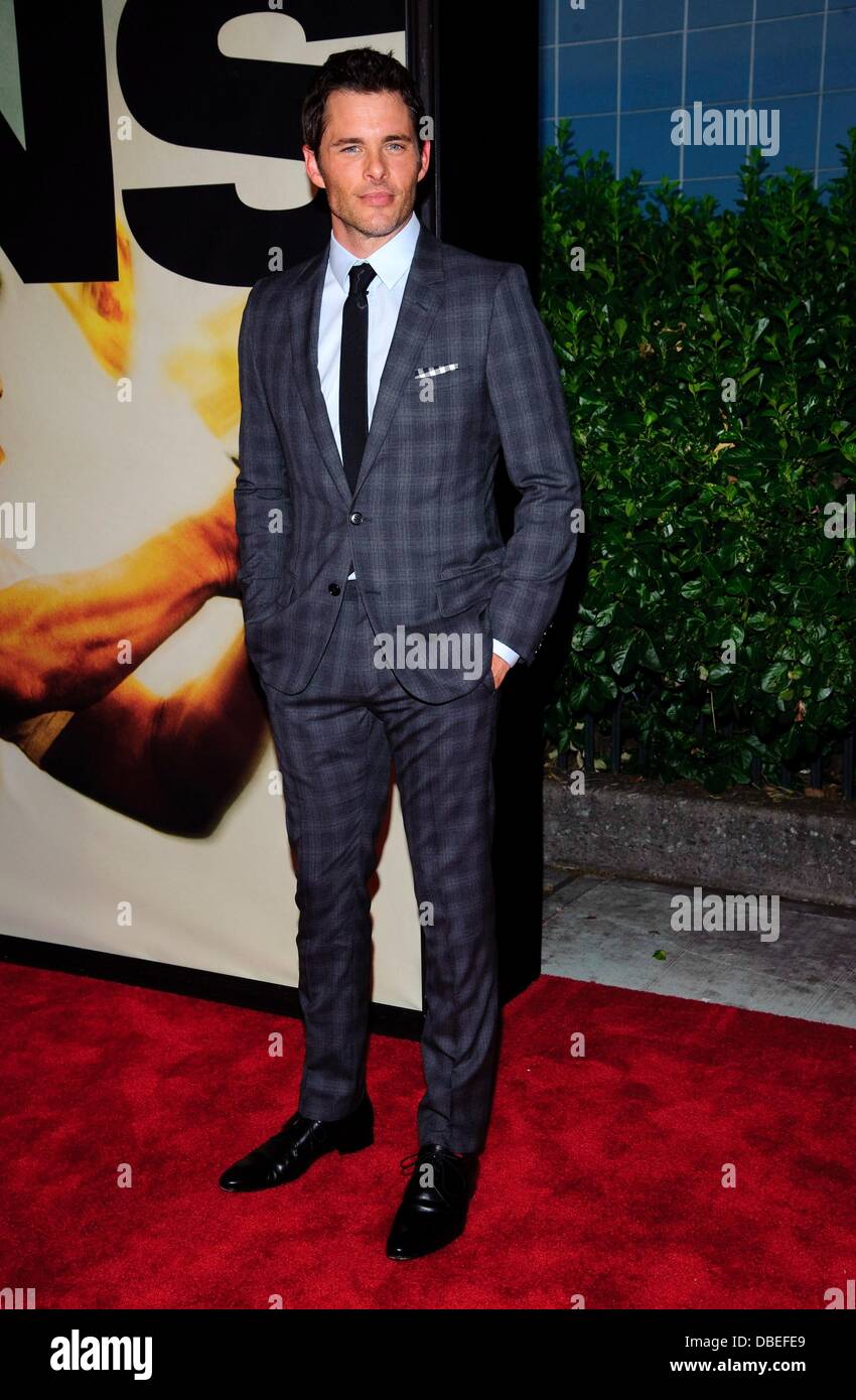New York, NY. 29th July, 2013. James Marsden at arrivals for 2 GUNS ...