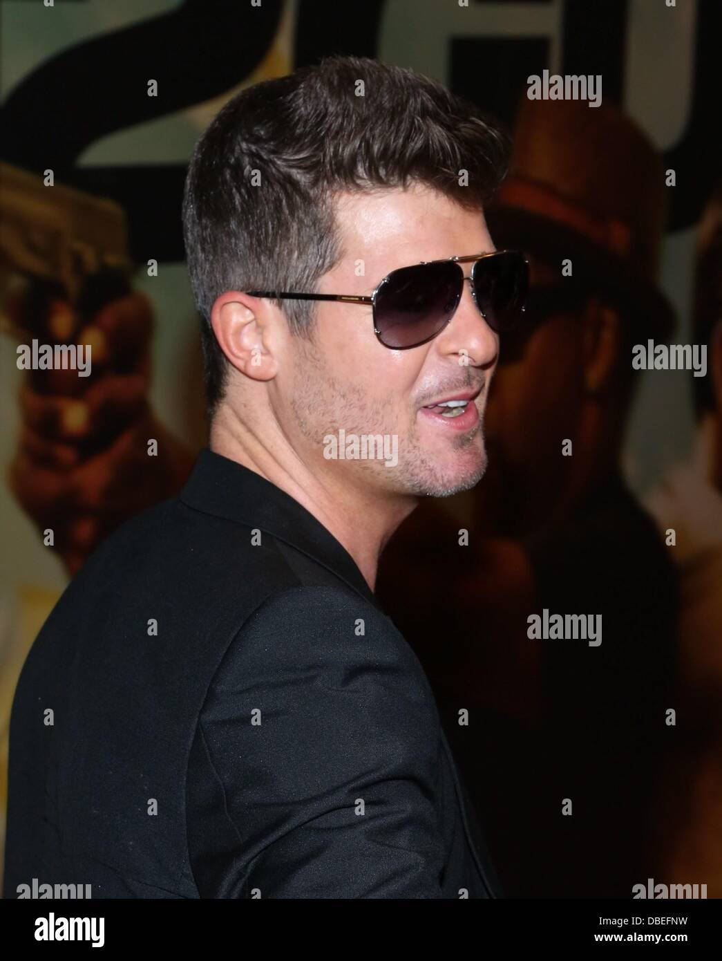 New York, NY. 29th July, 2013. Robin Thicke at arrivals for 2 GUNS ...