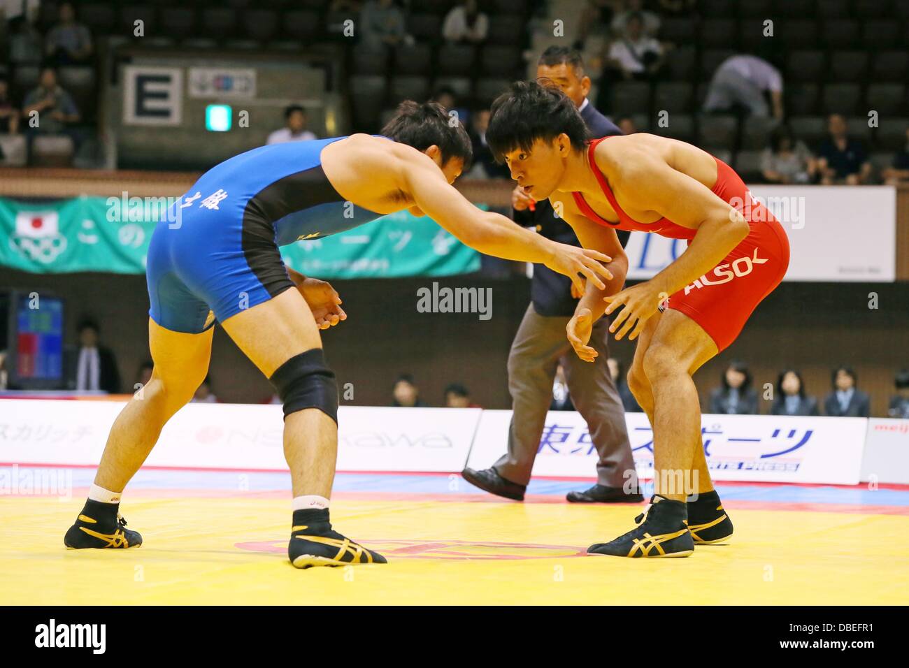 (L-R) Daisuke Shimada, Sosuke Takatani (JPN), JUNE 15, 2013 - Wrestling ...