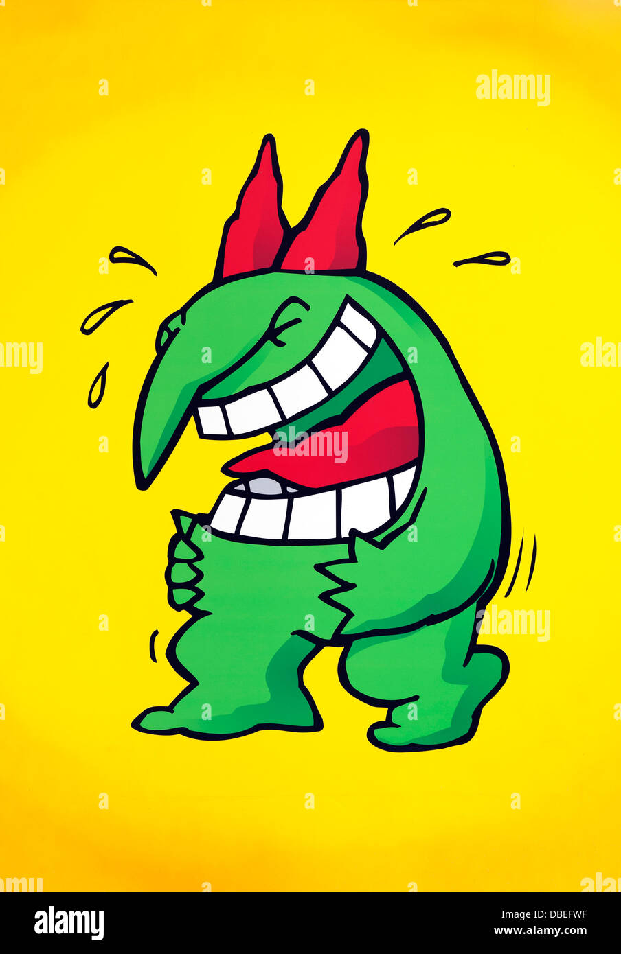 Victor, mascot of the Just for Laughs Festival Stock Photo - Alamy