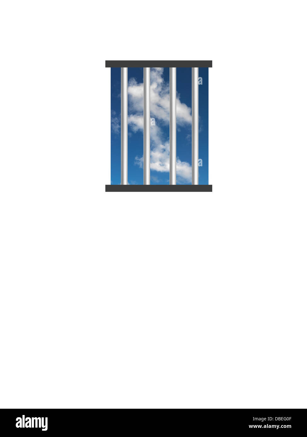 A conceptual image of a prison cell window Stock Photo - Alamy