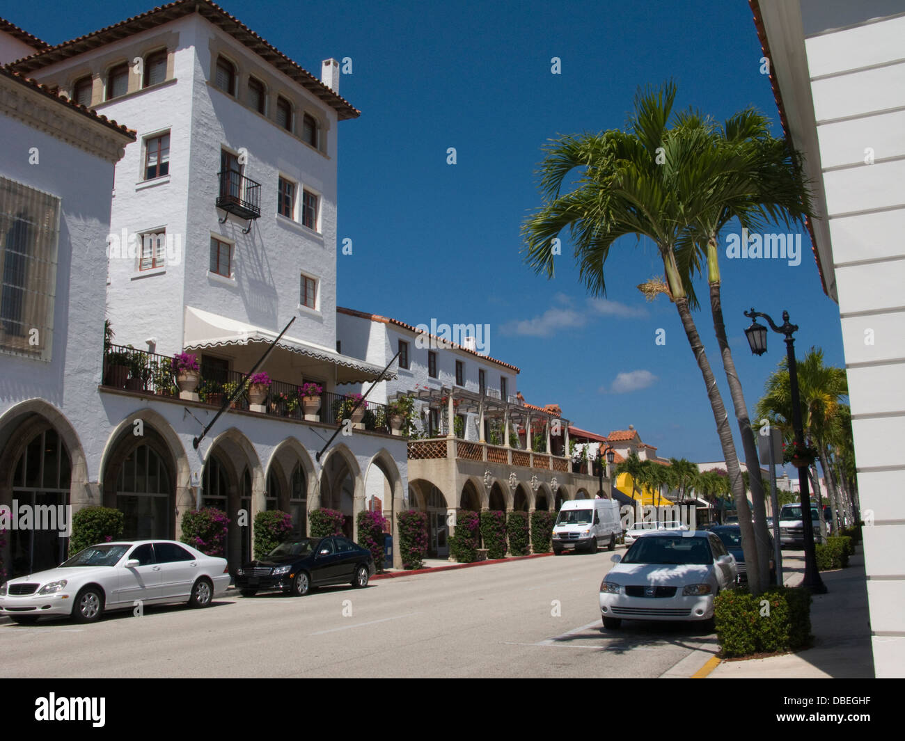 NEIMAN MARCUS BUILDING WORTH AVENUE PALM BEACH FLORIDA USA Stock Photo ...