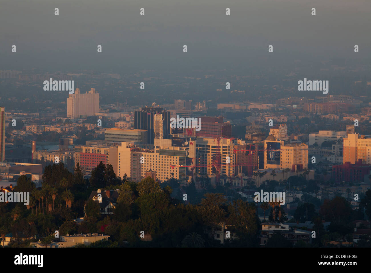 Hollywood, View from Griffith Observatory, Los Angeles, California ...