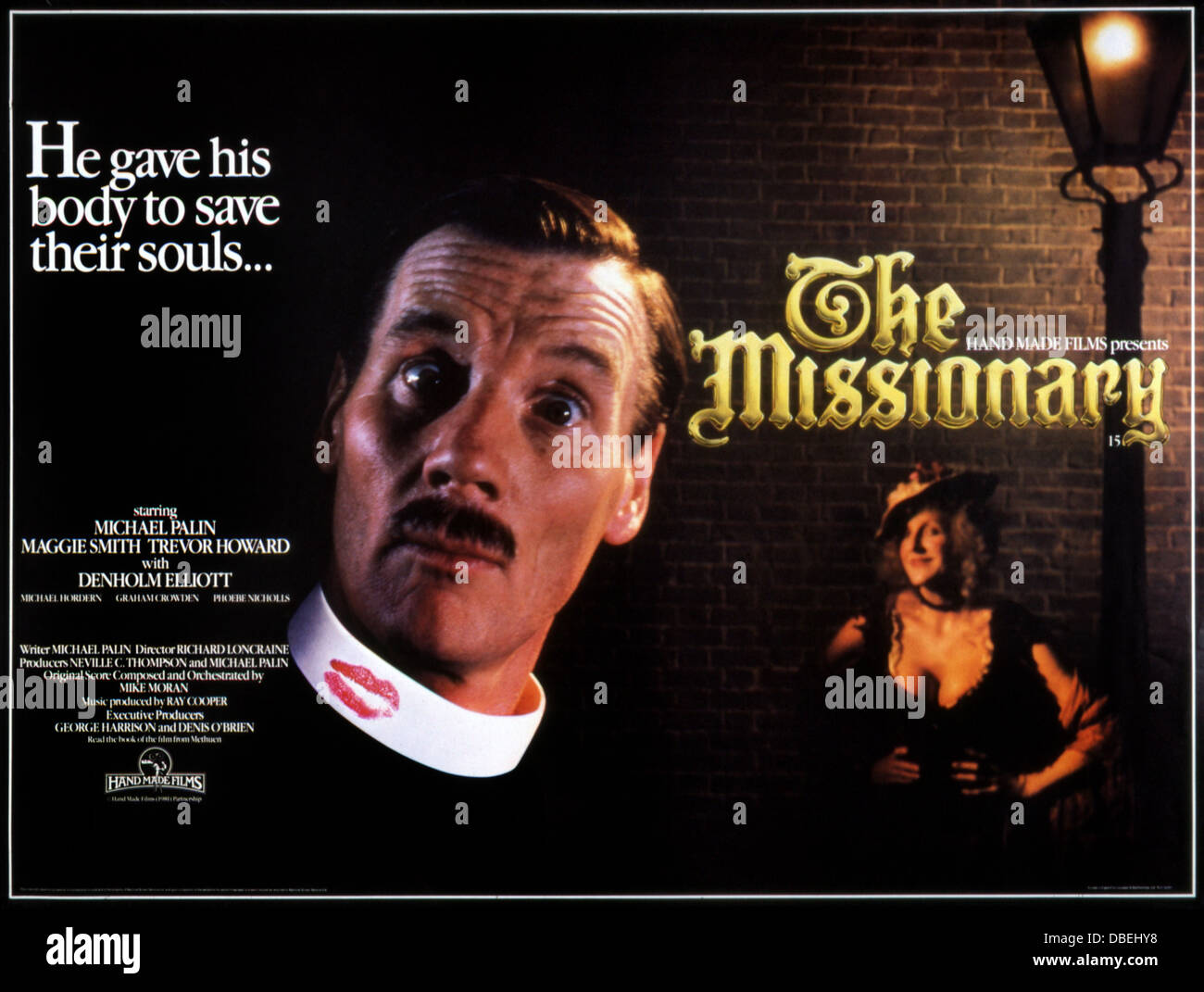 THE MISSIONARY (1982) POSTER MICHAEL PALIN, RICHARD LONCRAINE (DIR ...