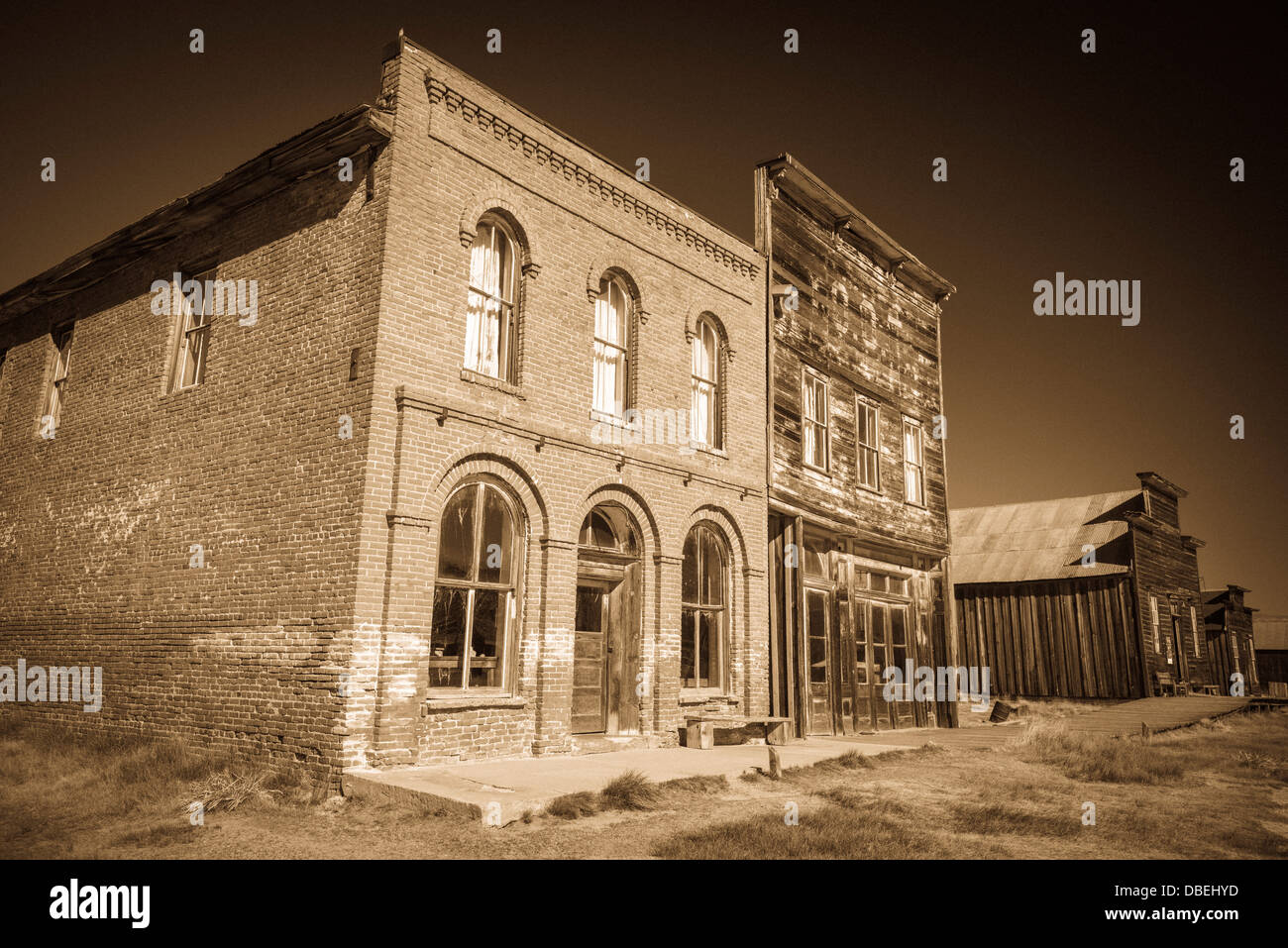Dechambeau Hotel and I.O.O.F. Building, Bodie State Historic Park ...