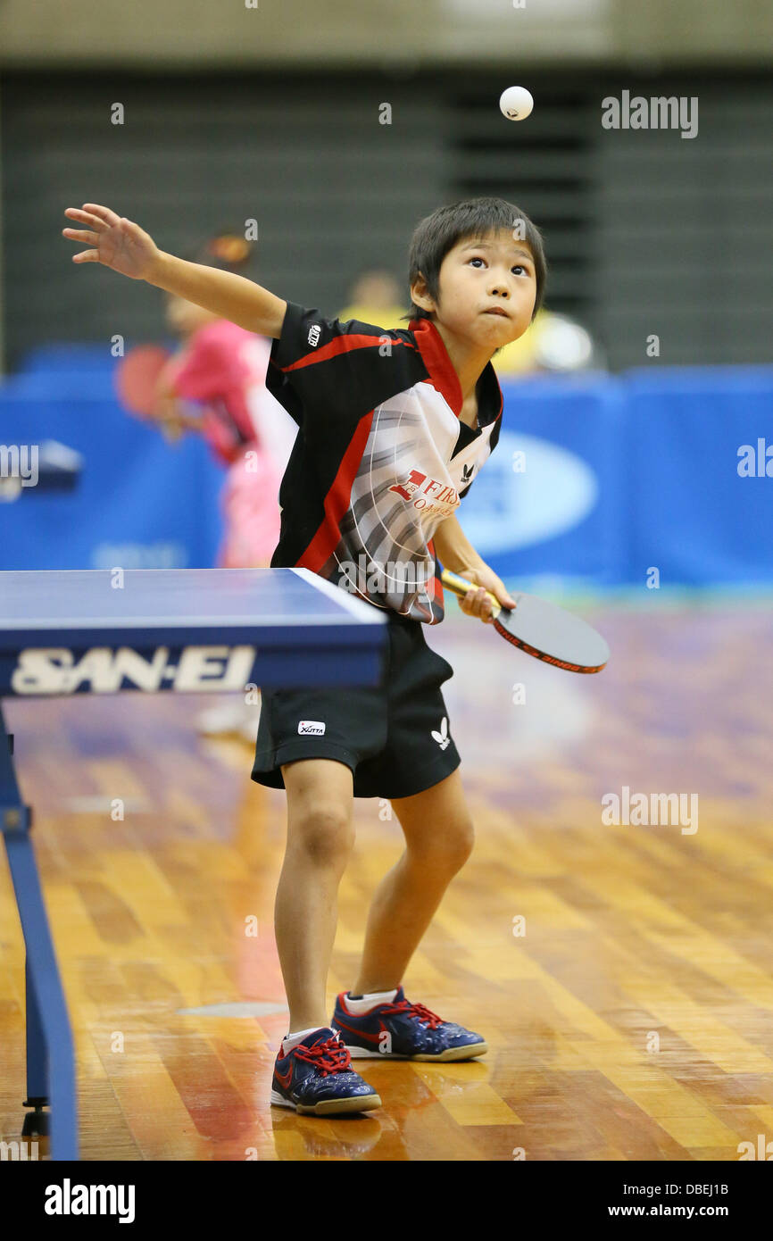Hyogo, Japan. 28th July 2013. Table Tennis : All Japan Table Tennis ...