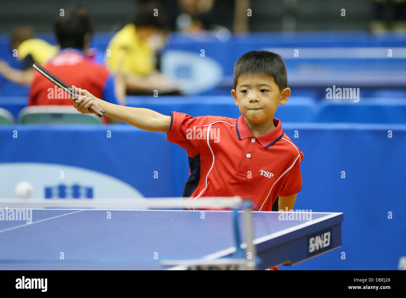 Hyogo, Japan. 27th July 2013. Table Tennis : All Japan Table Tennis ...
