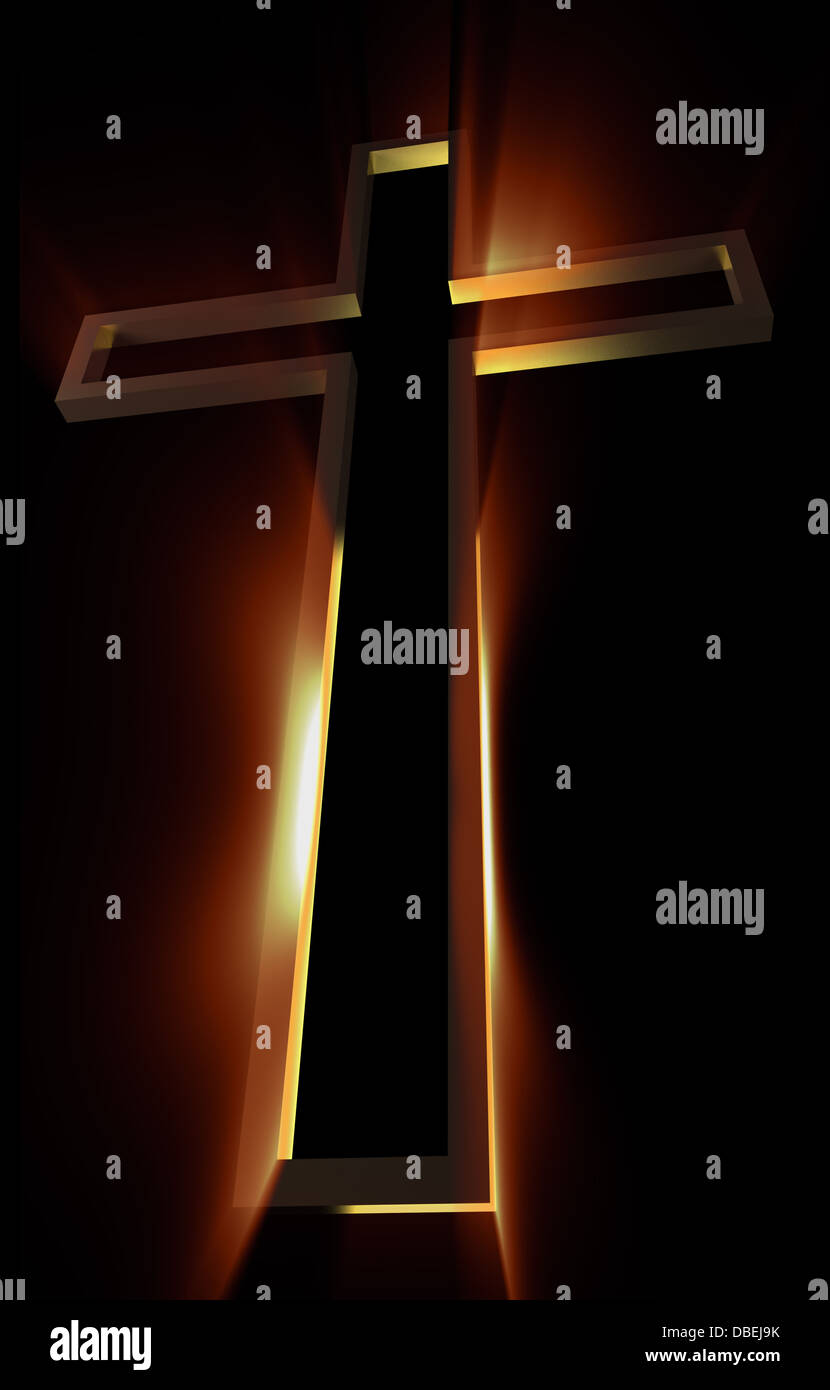 Wooden cross heart clouds in hi-res stock photography and images - Alamy