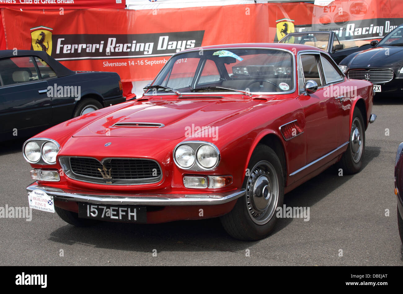 Classic Maserati in Red Stock Photo - Alamy