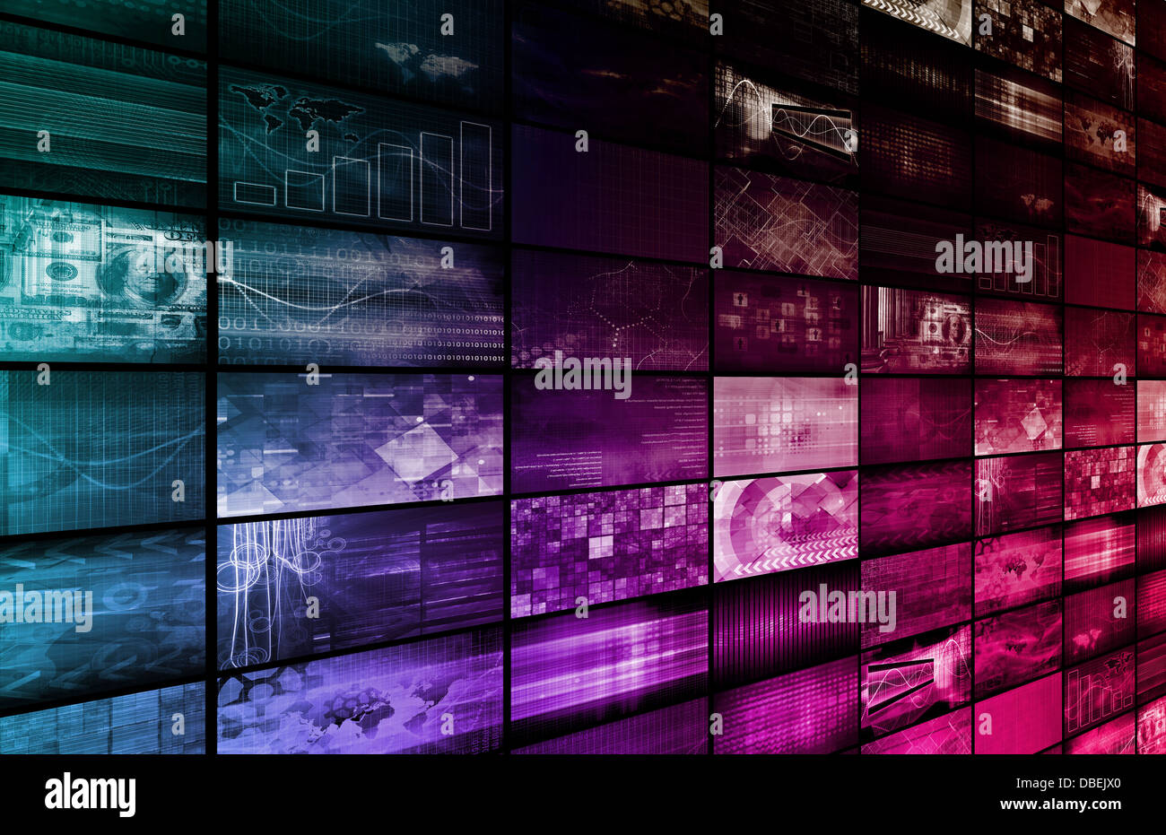 Multimedia Technology Background as a Art Concept Stock Photo - Alamy