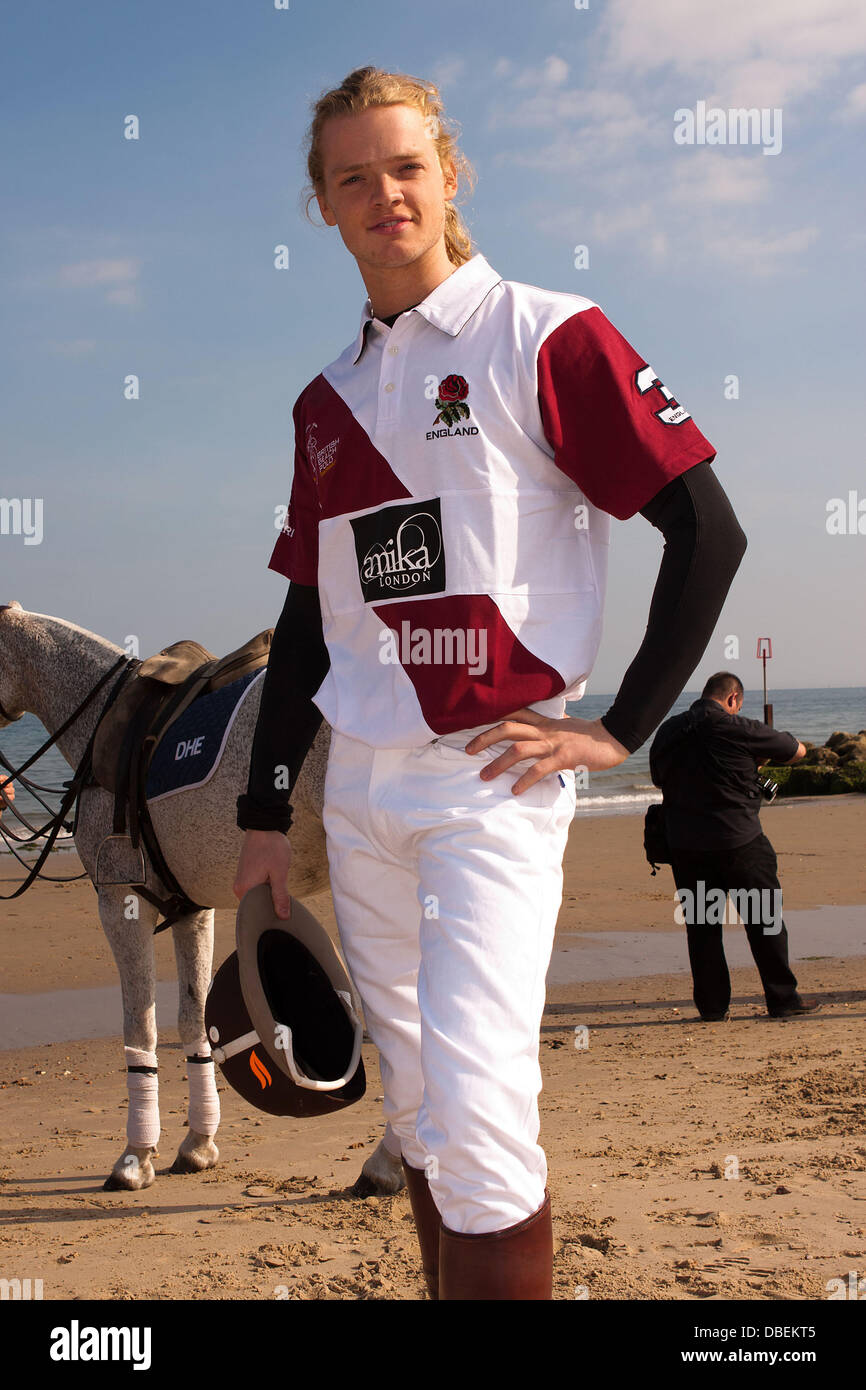 'Made in Chelsea' cast member Fredrick Ferrier at Sandbanks Polo Media ...
