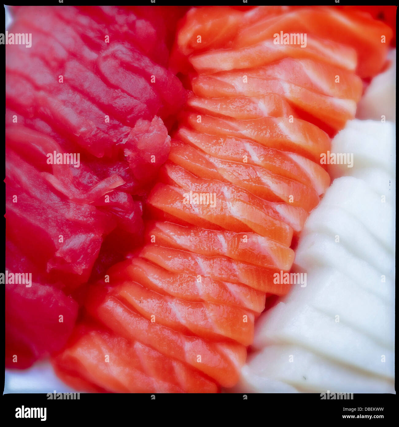 Close up of sliced fish Stock Photo - Alamy
