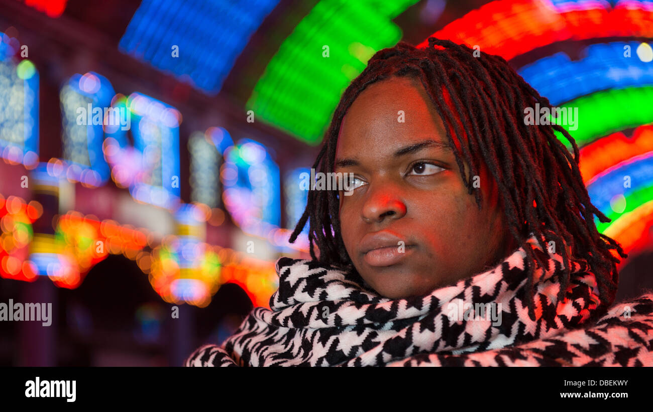 Student on the street in Nanjing at nighttime Stock Photo - Alamy