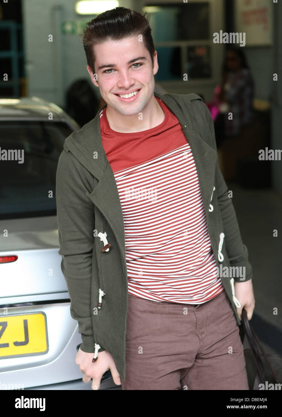 Joe McElderry Celebrities outside the ITV television studios London ...
