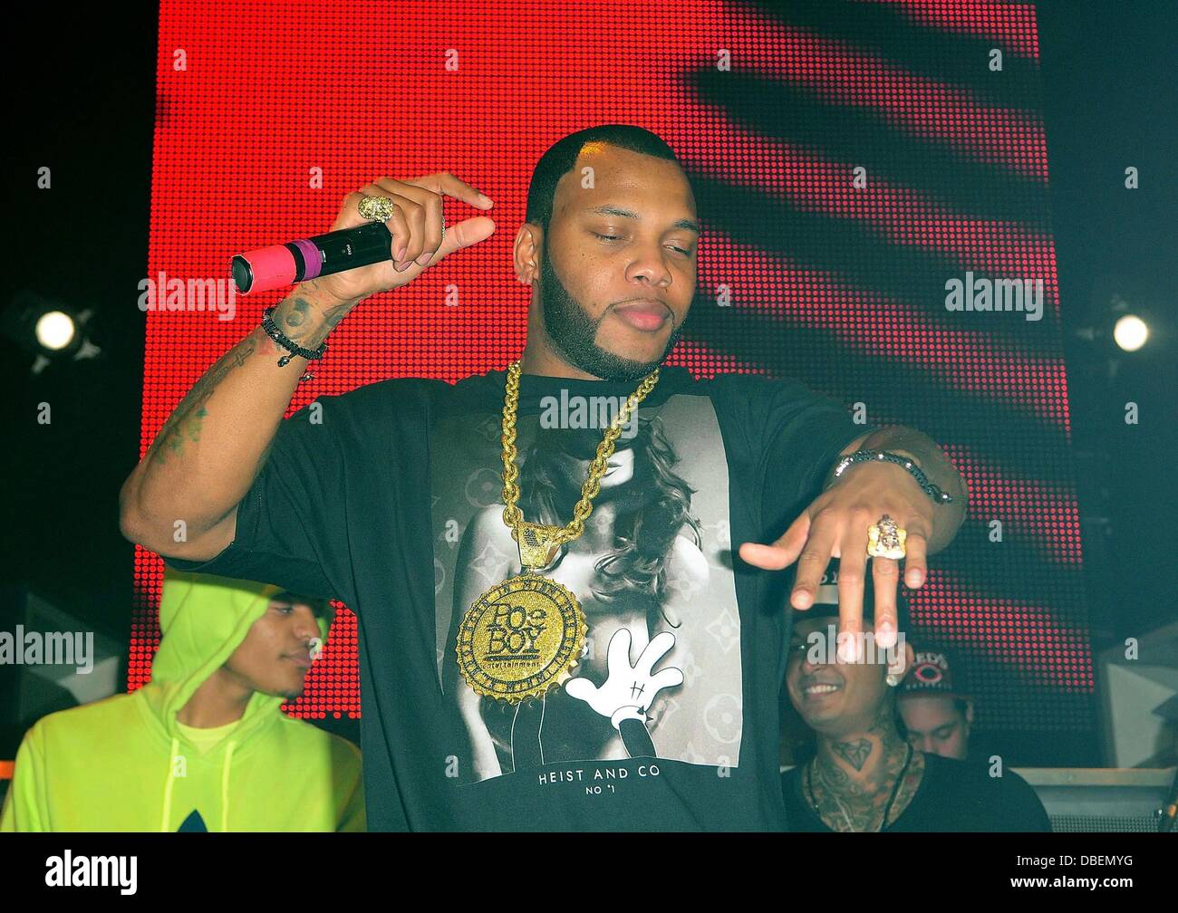 Flo Rida Flo Rida Game 2 after party at Mansion nightclub Miami ...