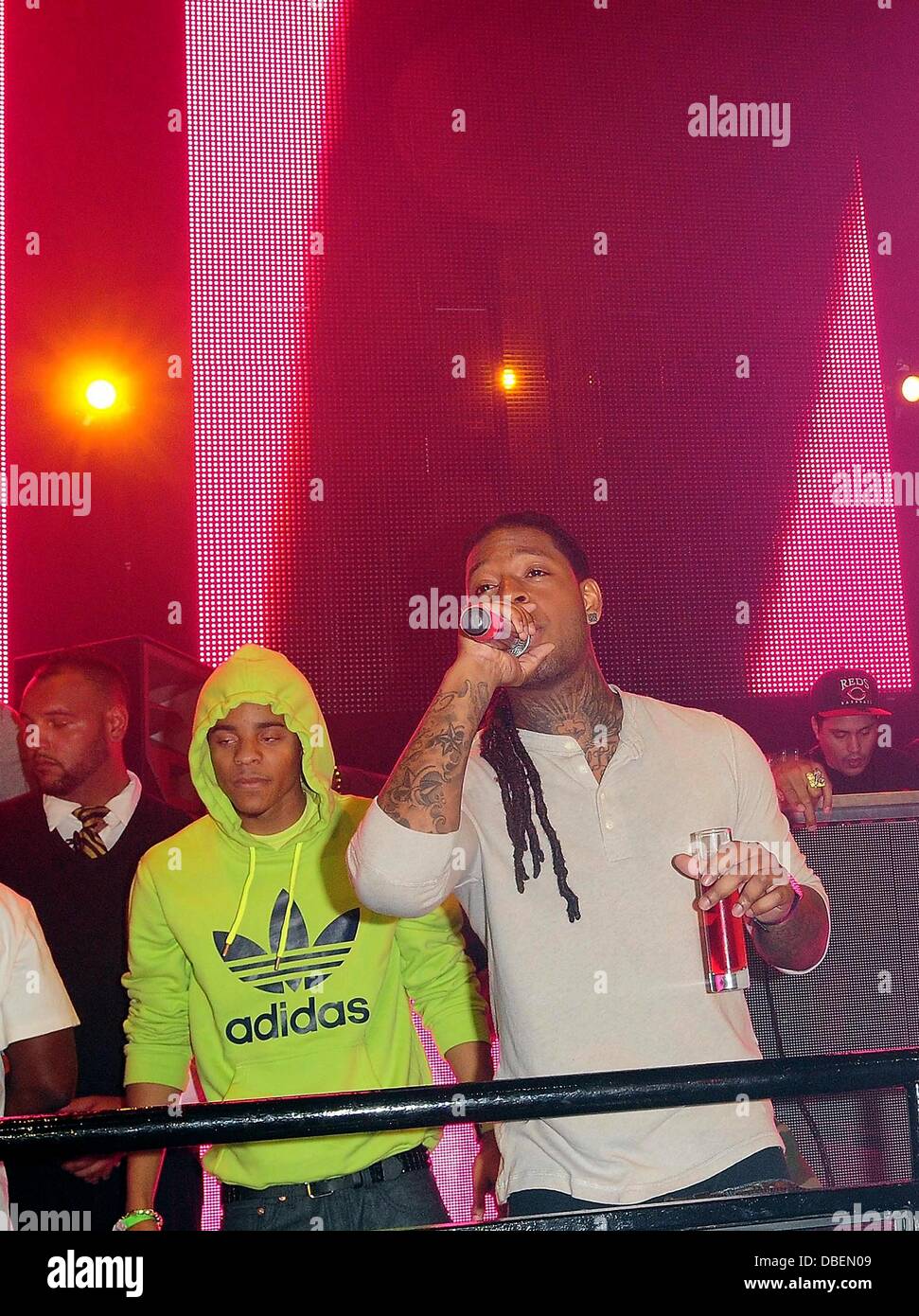 Whyl Chyl and Rude Boi of Git Fresh Flo Rida Game 2 after party at ...