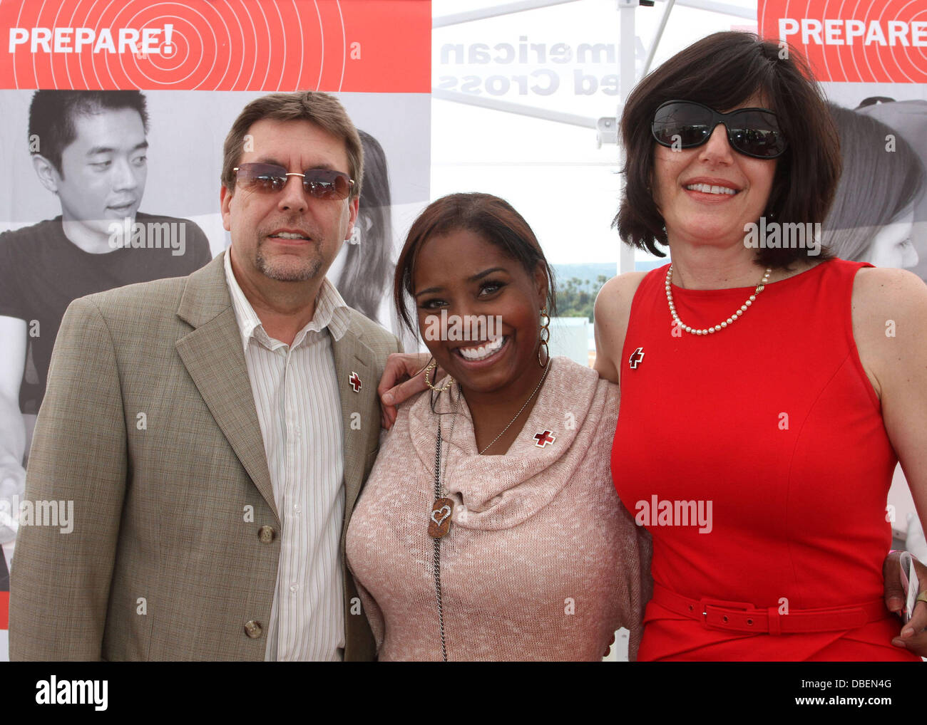 Red Cross Steve Allen, Shar Jackson Melanie Segal's Red Cross Prepare ...