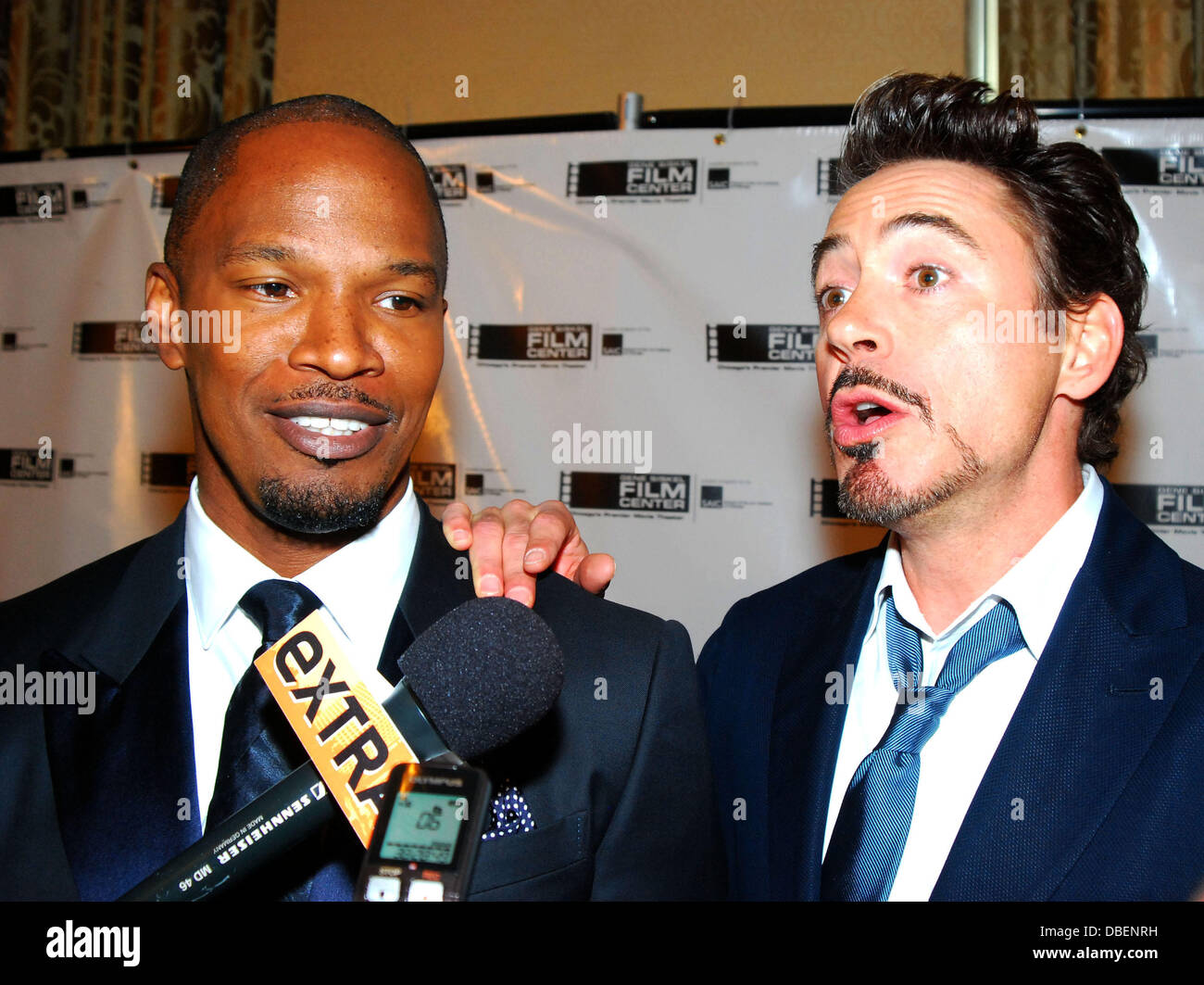 Jamie Foxx and Robert Downey, Jr. The Gene Siskel Film Center of the ...