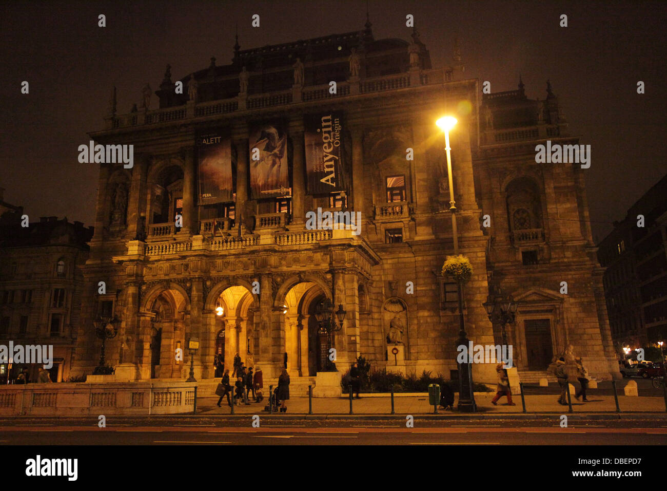 Hungarian State Opera, Budapest Stock Photo - Alamy