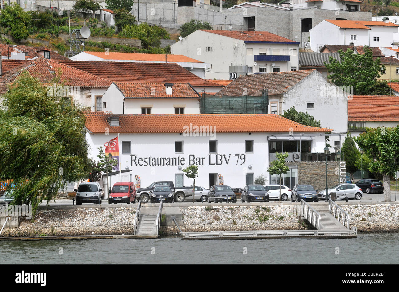 Restaurant bar LBV 79 Pinhao upper Douro valley Portugal Stock Photo ...