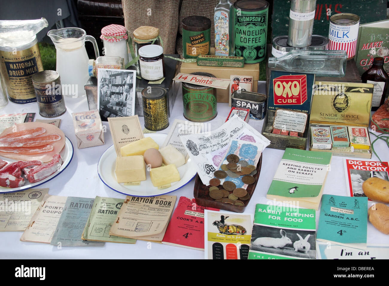 Products from the 1940s Stock Photo - Alamy