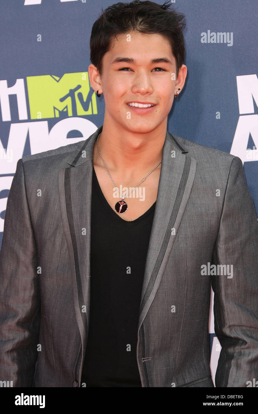 Booboo Stewart 2011 MTV Movie Awards held at the Gibson Amphitheatre ...